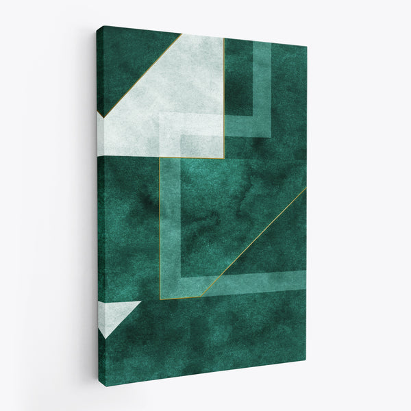 Emerald Geometry - Magna Canvas