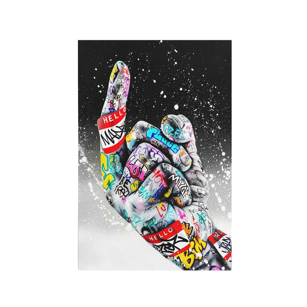 Graffiti Finger - Magna Canvas