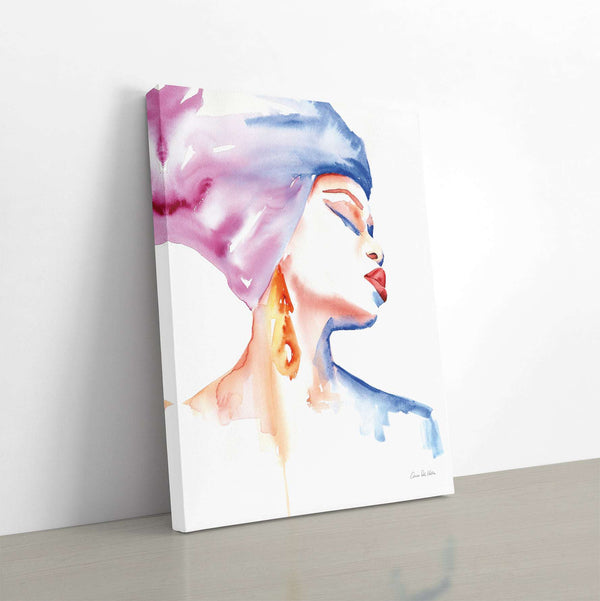 Woman In Purple - Magna Canvas