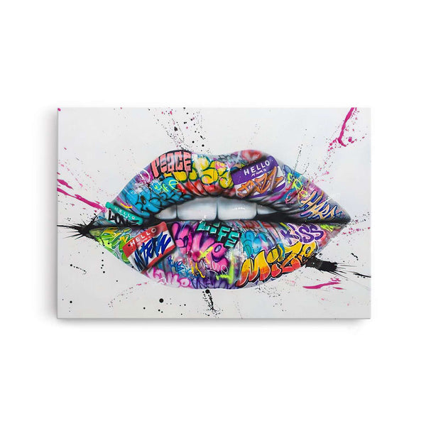 Graffiti Lips II - Magna Canvas